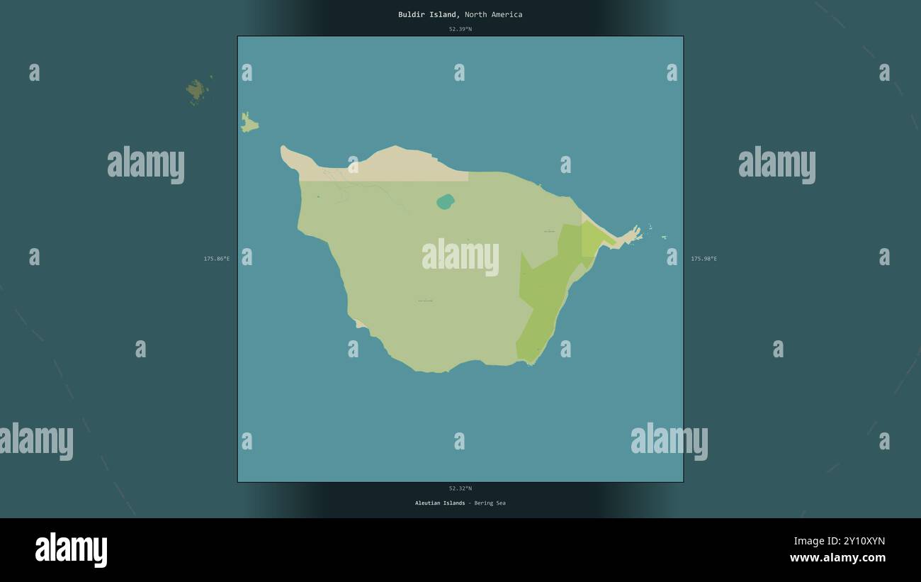 Buldir Island in the Bering Sea, belonging to United States, described ...