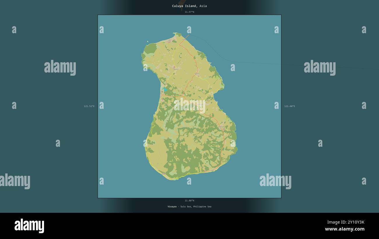 Caluya Island in the Sulu Sea, belonging to Philippines, described and ...