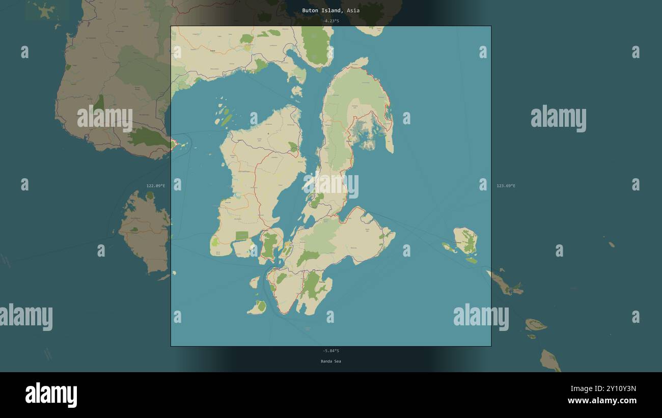 Buton Island in the Banda Sea, belonging to Indonesia, described and ...