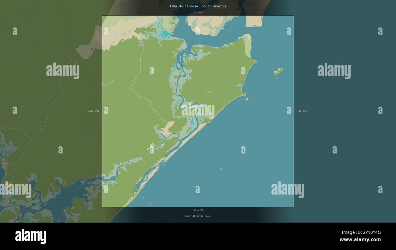 Ilha do Cardoso in the South Atlantic Ocean, belonging to Brazil ...