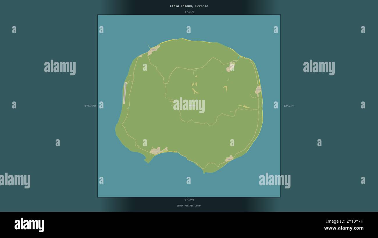 Cicia Island in the South Pacific Ocean, belonging to Fiji, described ...