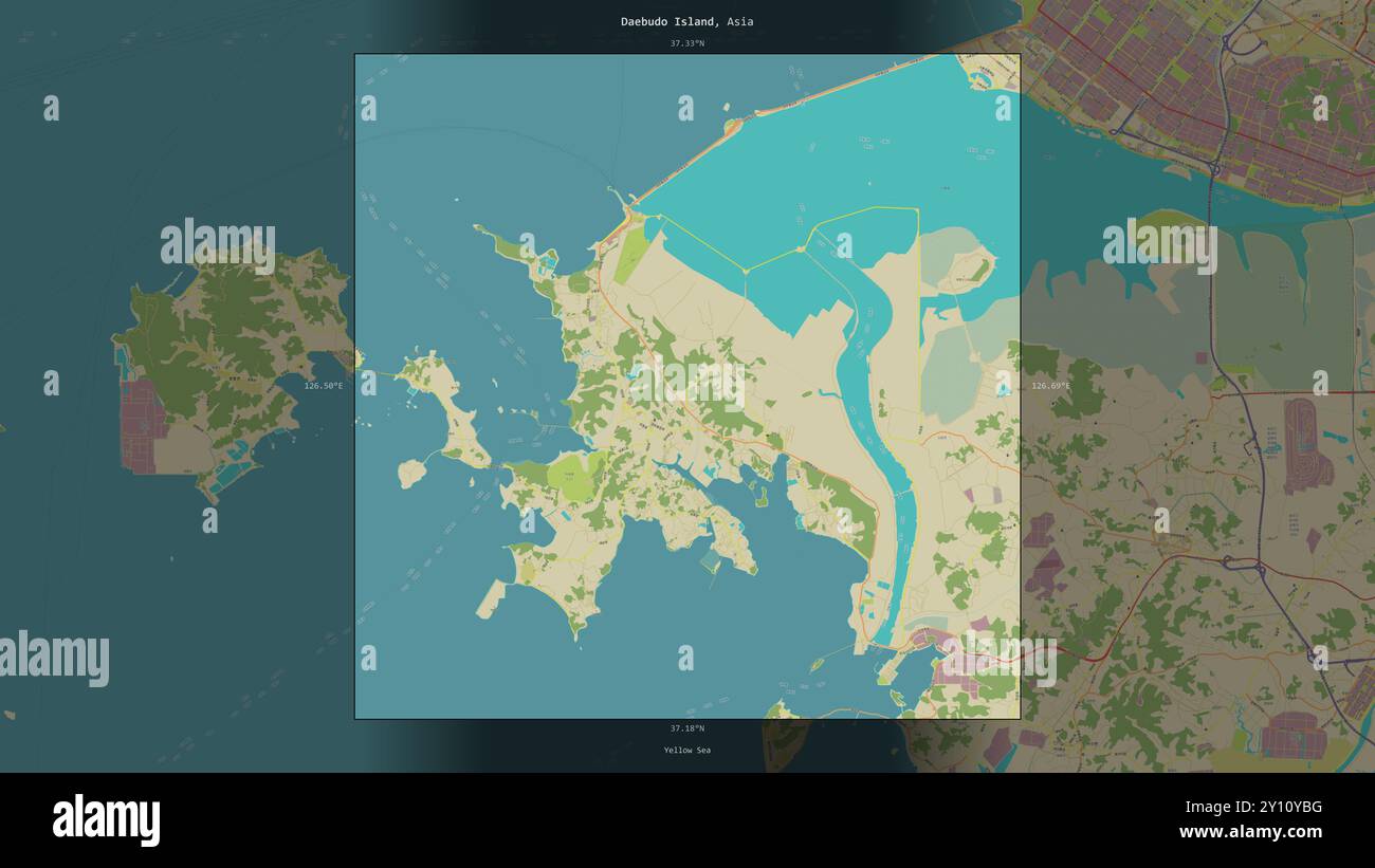 Daebudo Island in the Yellow Sea, belonging to South Korea, described ...