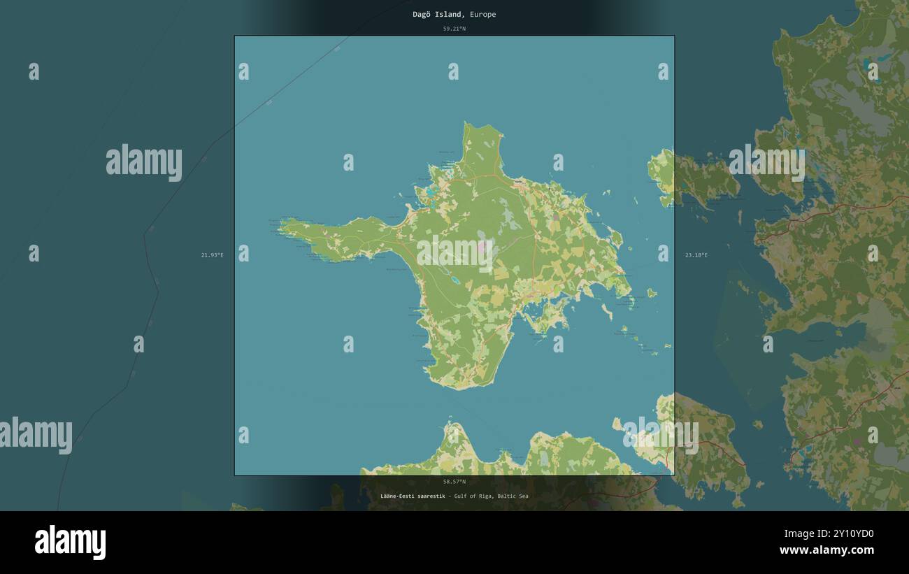 Dago Island in the Baltic Sea, belonging to Estonia, described and ...