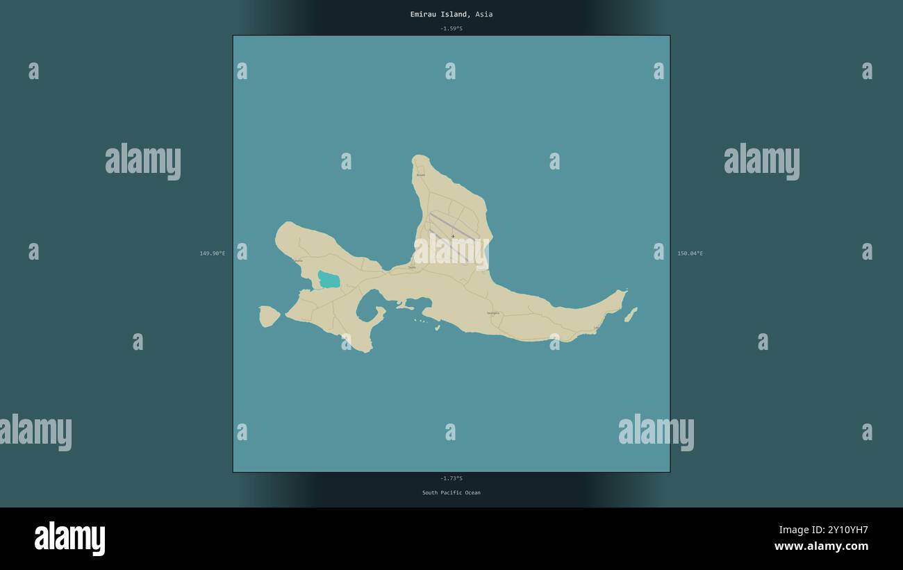 Emirau Island in the South Pacific Ocean, belonging to Papua New Guinea ...