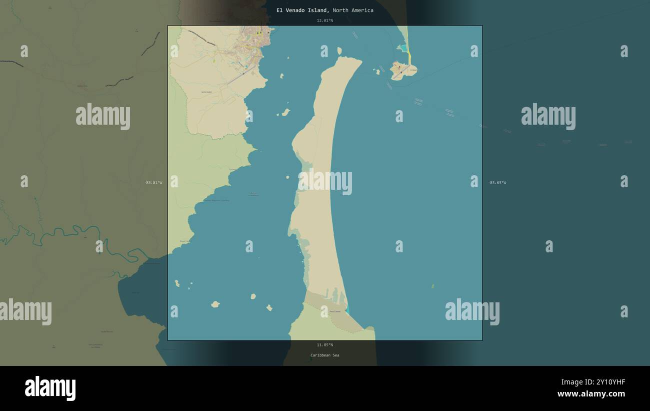 El Venado Island in the Caribbean Sea, belonging to Nicaragua ...