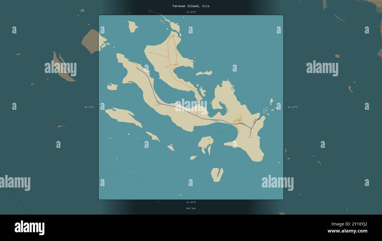 Farasan Island in the Red Sea, belonging to Saudi Arabia, described and ...