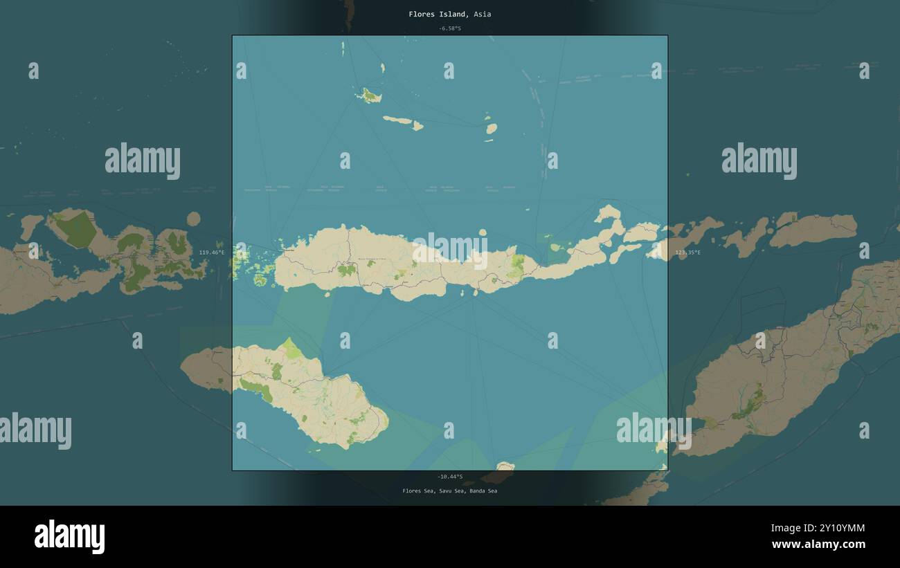 Flores Island in the Savu Sea, belonging to Indonesia, described and ...