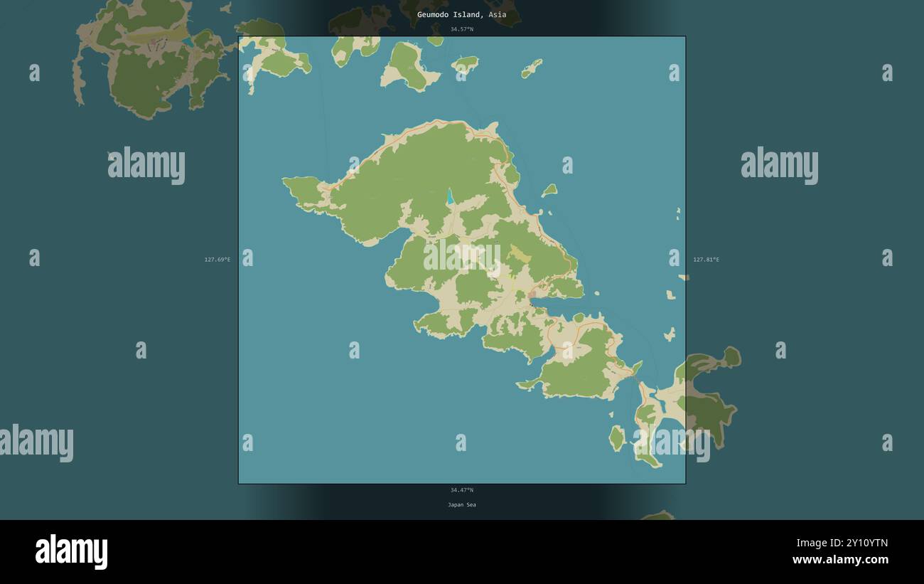Geumodo Island in the Japan Sea, belonging to South Korea, described ...