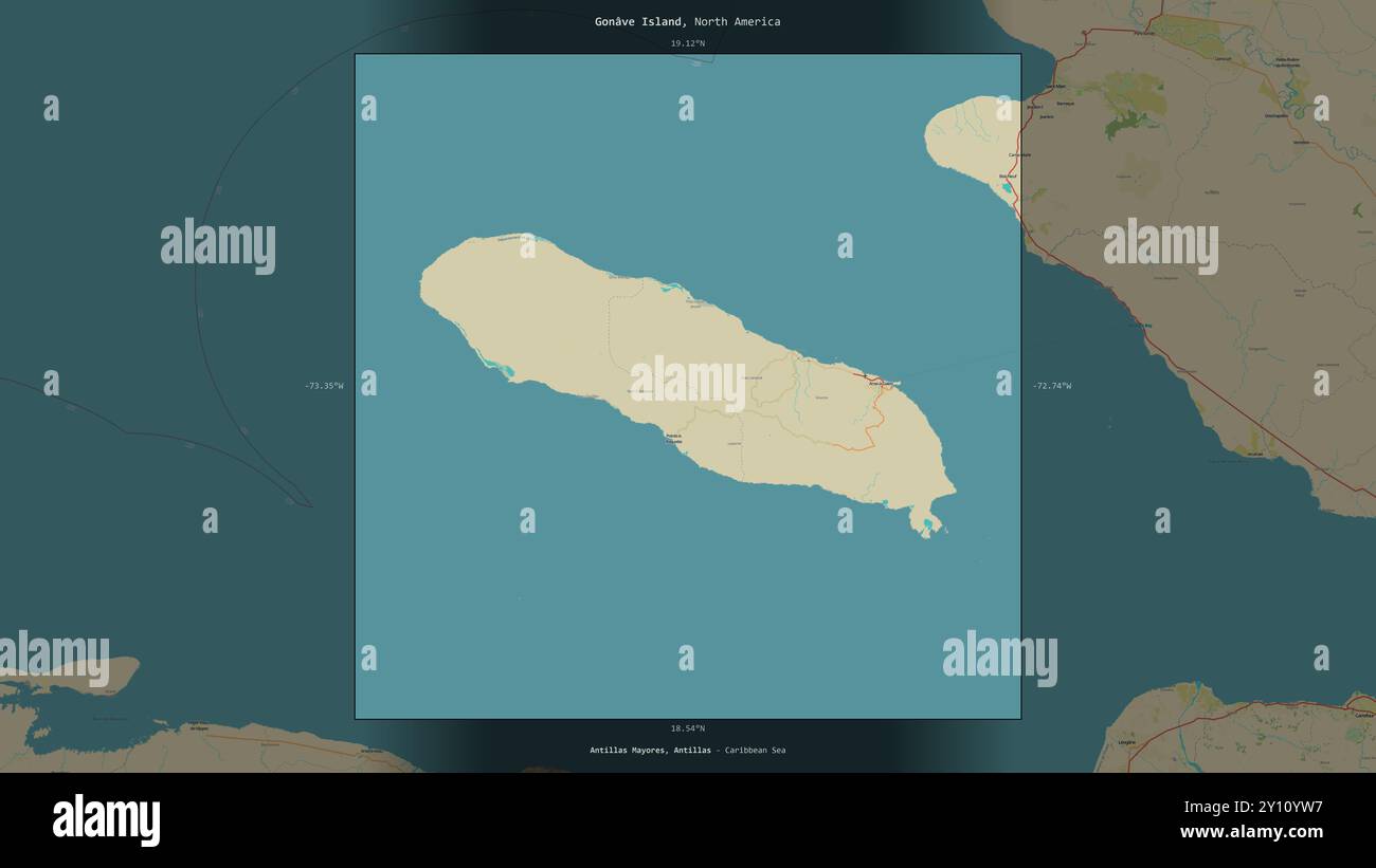 Gonave Island in the Caribbean Sea, belonging to Haiti, described and ...