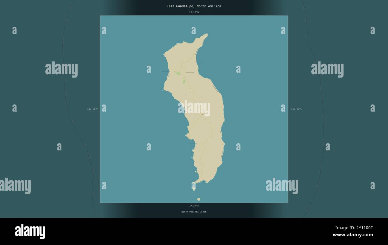 Isla Guadalupe in the North Pacific Ocean, belonging to Mexico ...