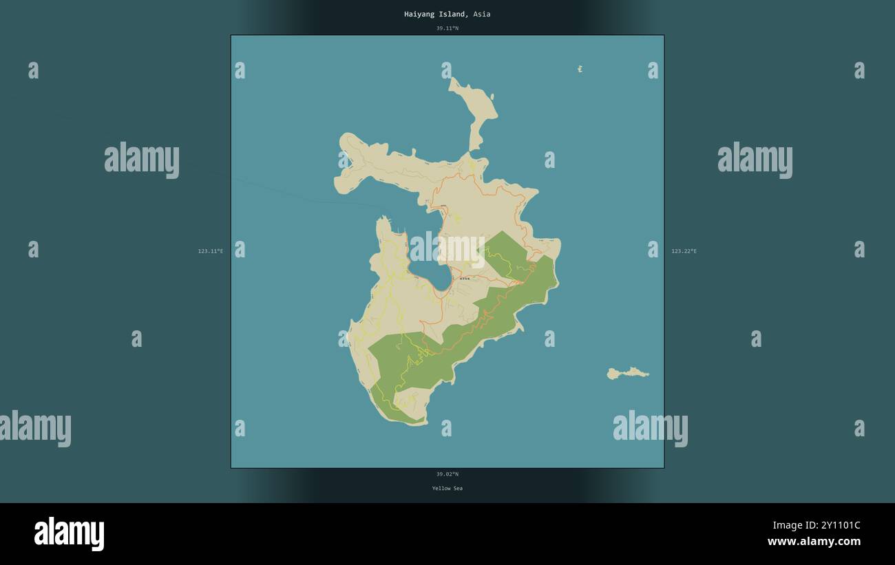 Haiyang Island in the Yellow Sea, belonging to China, described and ...