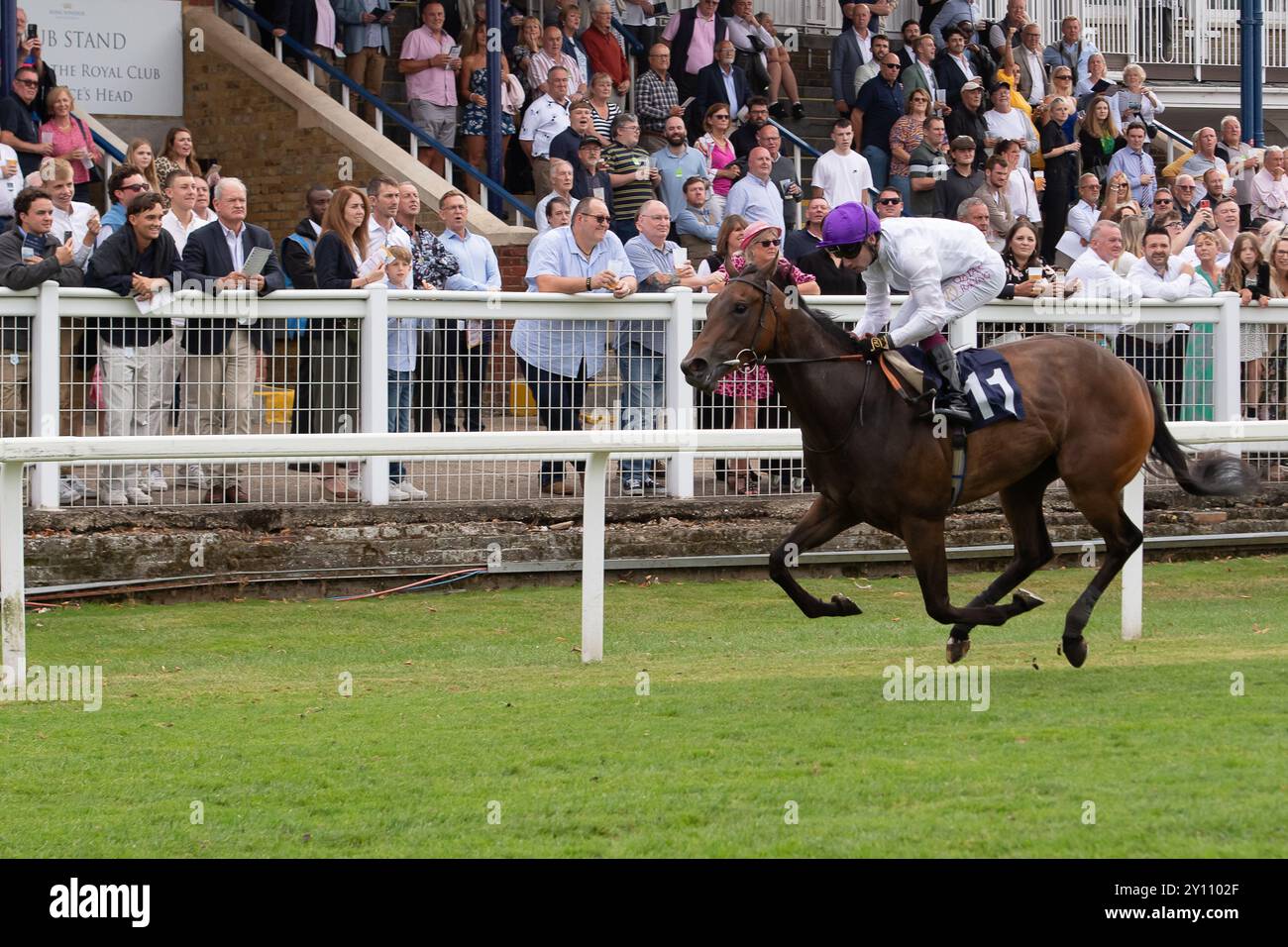 Windsor, Berkshire, UK. 2nd September, 2024. MISS NIGHTFALL ridden by ...