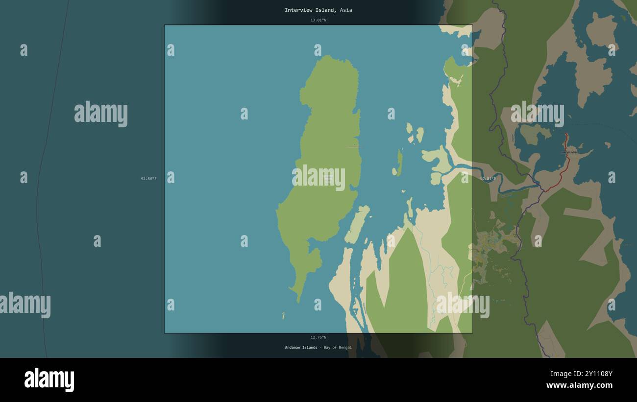 Interview Island in the Bay of Bengal, belonging to India, described ...