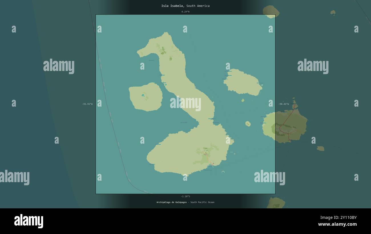 Isla Isabela in the South Pacific Ocean, belonging to Ecuador ...