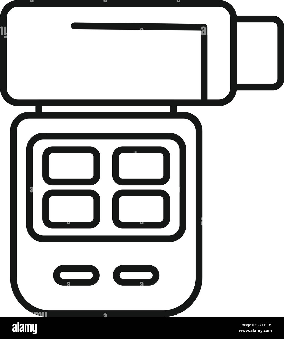 Professional thermal camera is capturing temperature with infrared ...