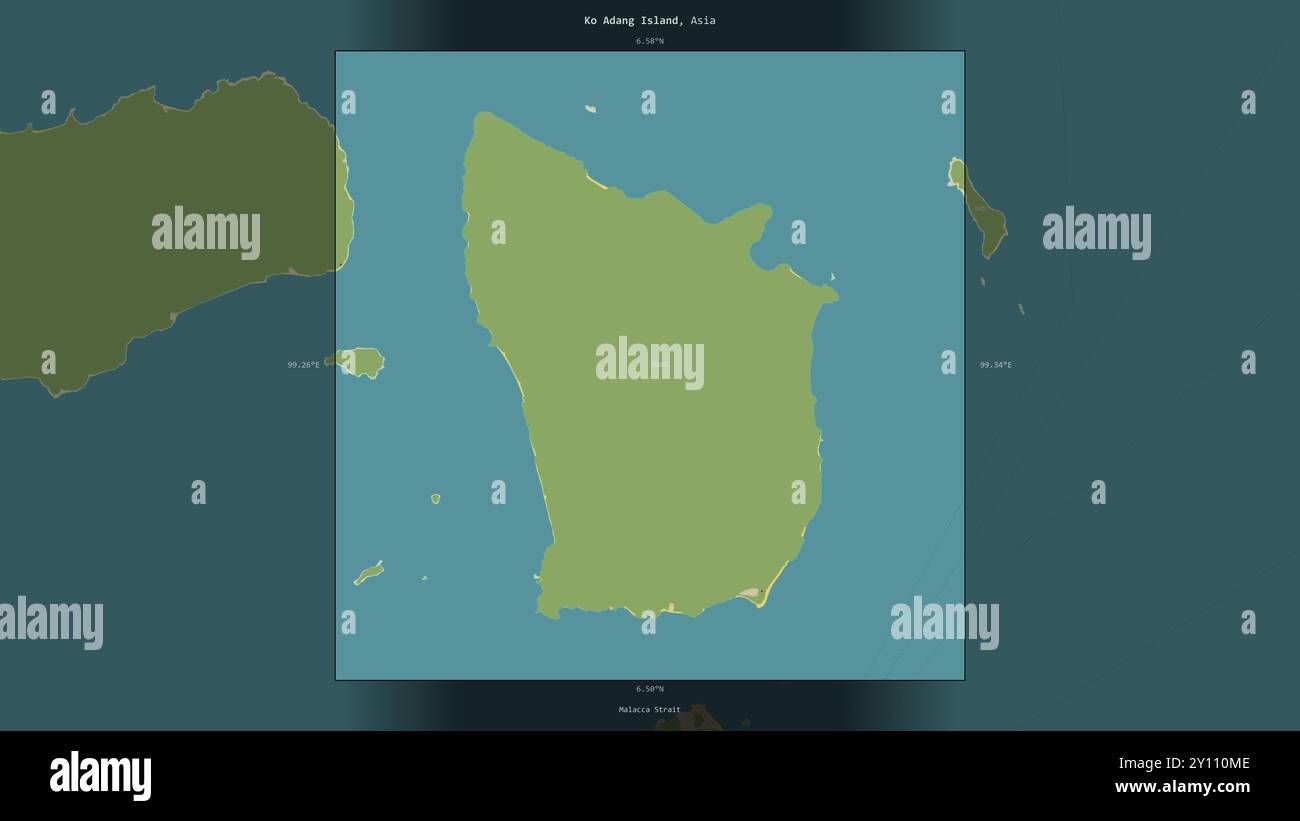 Ko Adang Island in the Malacca Strait, belonging to Thailand, described ...