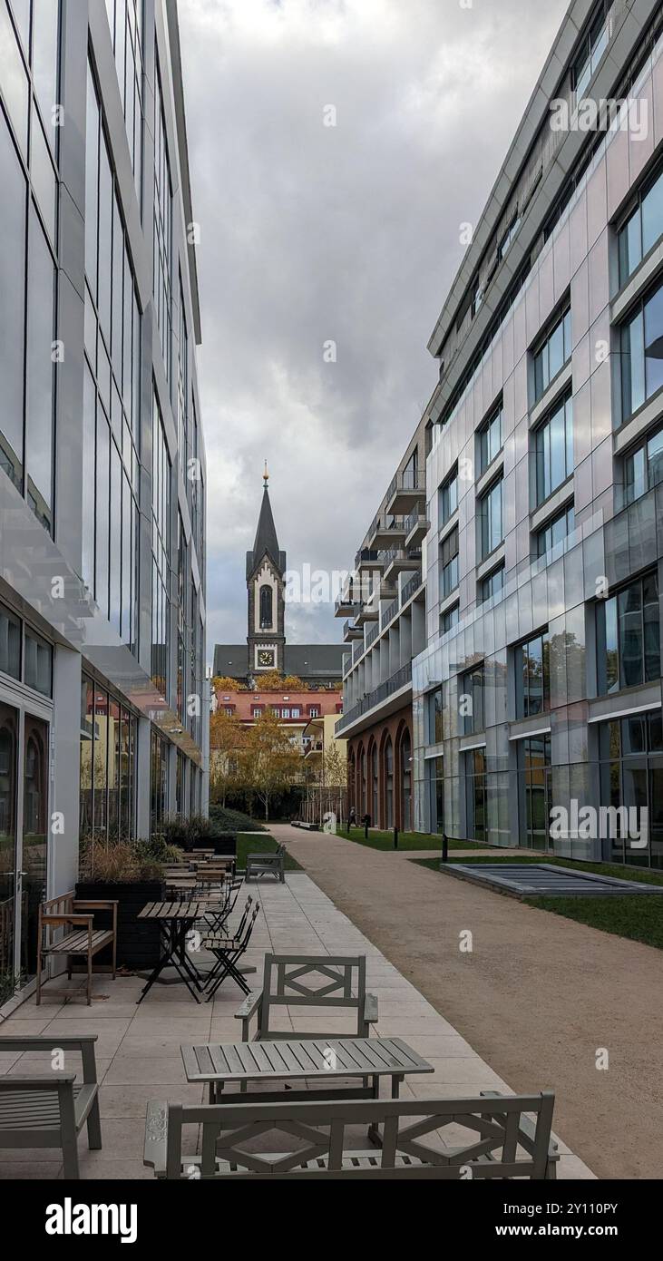 Frankfurt, Germany - March 15, 2024: Modern urban development with ...
