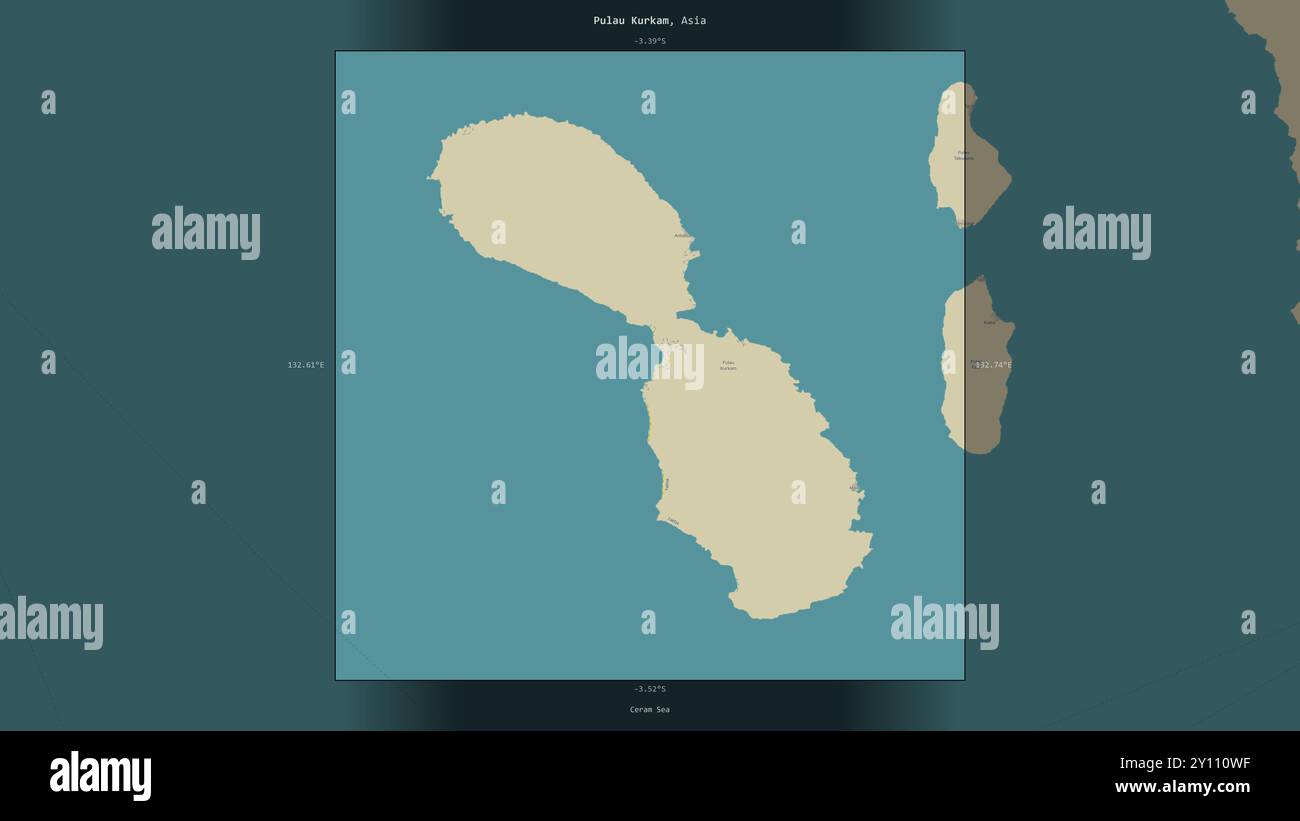 Pulau Kurkam in the Ceram Sea, belonging to Indonesia, described and ...