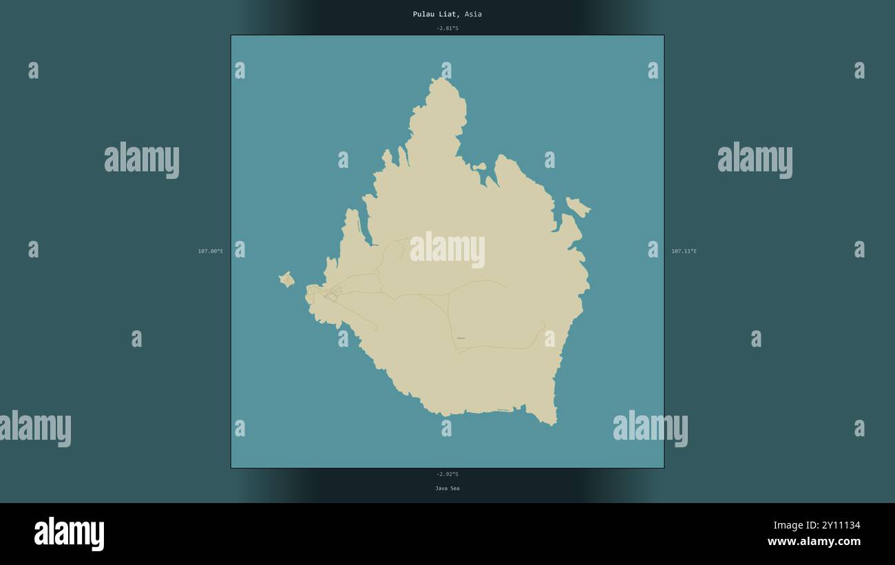 Pulau Liat in the Java Sea, belonging to Indonesia, described and ...