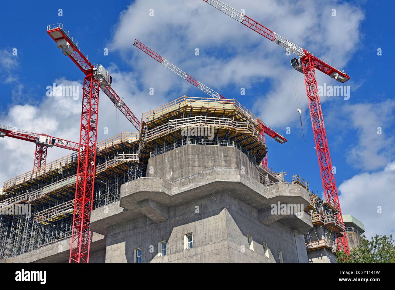 Conversion and extension to a hotel and event center hi-res stock ...