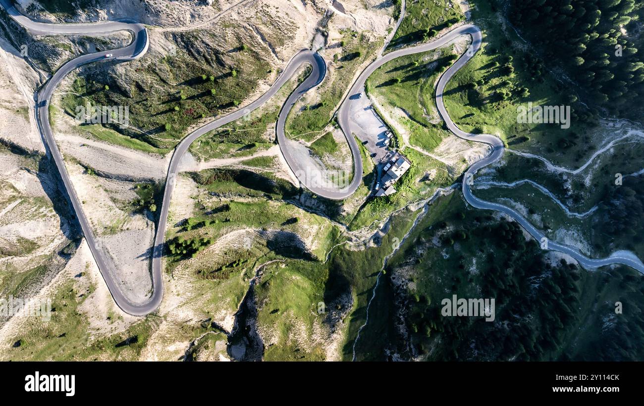 Col d'Izoard pass road Stock Photo - Alamy