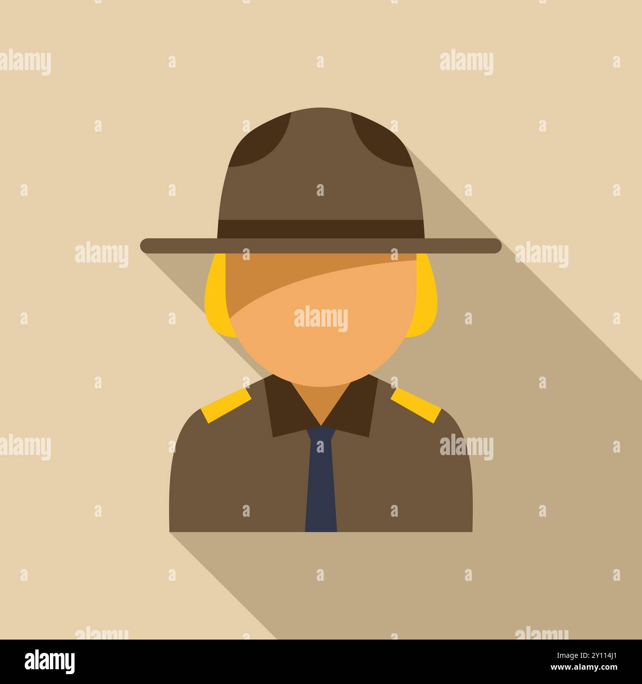 Law enforcement ranger Stock Vector Images - Alamy