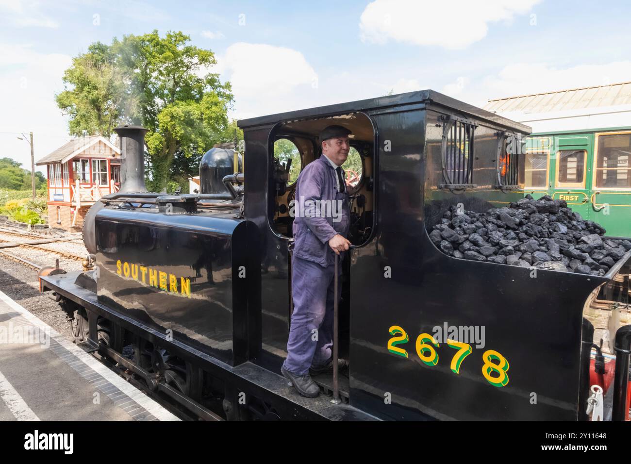 England, Kent, Tenterden, Kent and East Sussex Railway, Tenterden ...