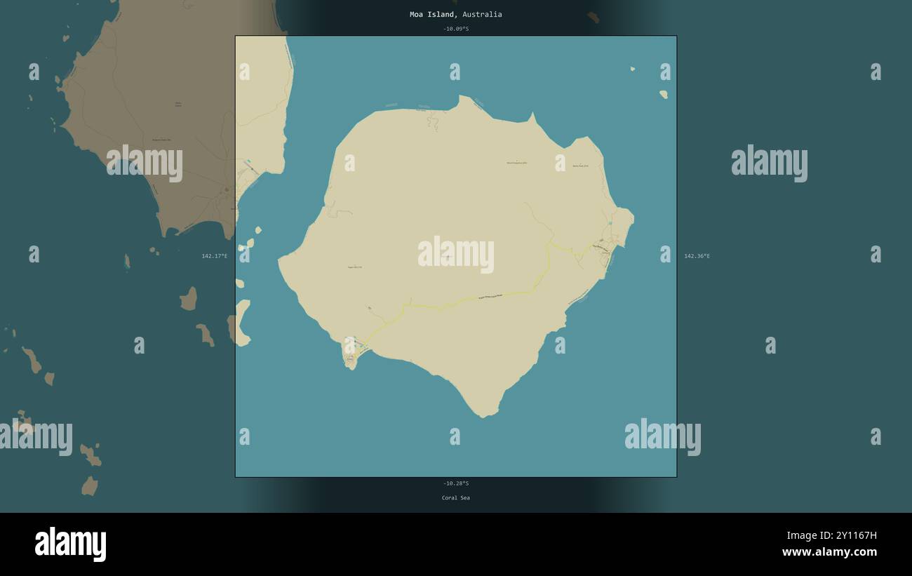 Moa Island in the Coral Sea, belonging to Australia, described and ...