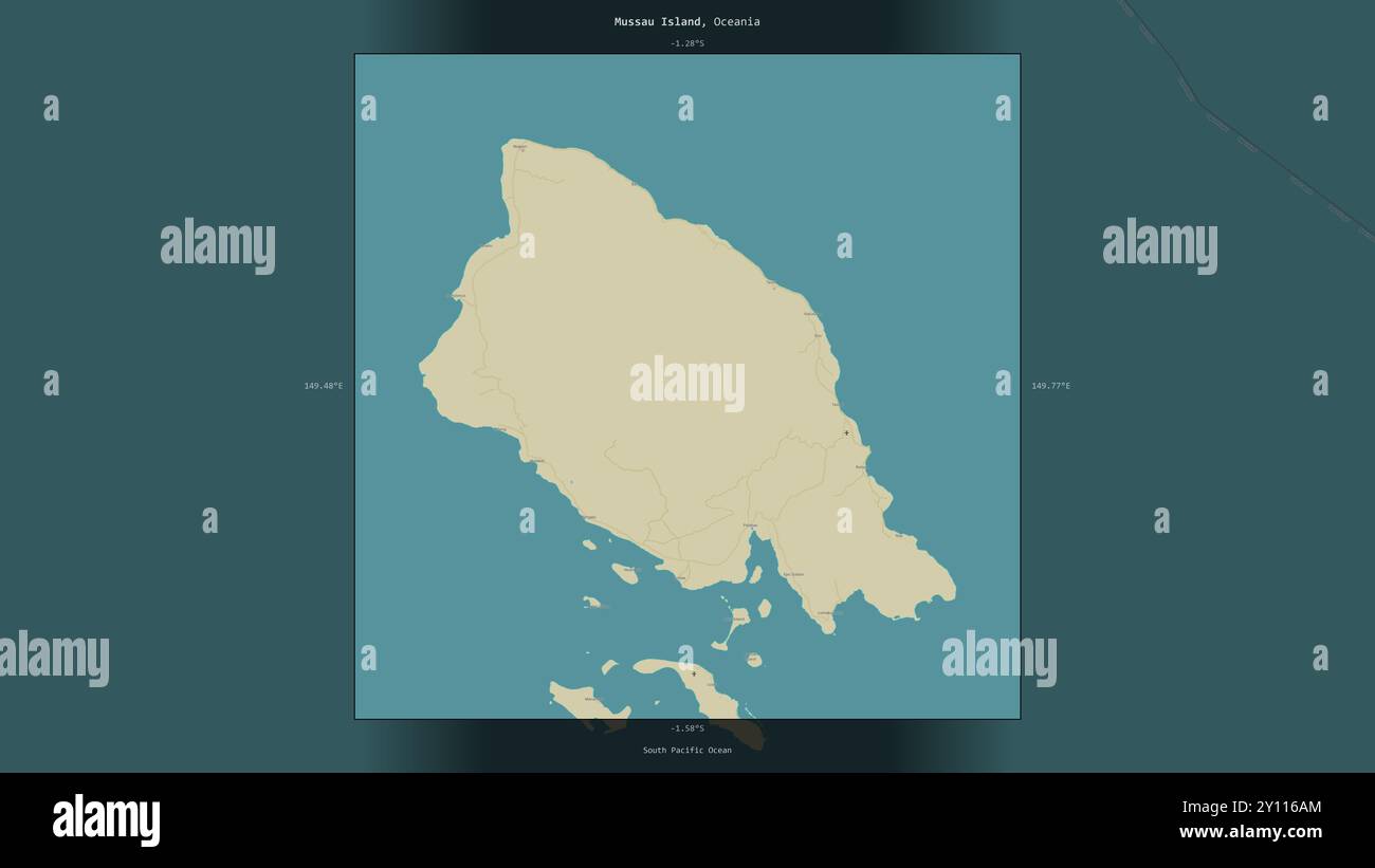 Mussau Island in the South Pacific Ocean, belonging to Papua New Guinea ...