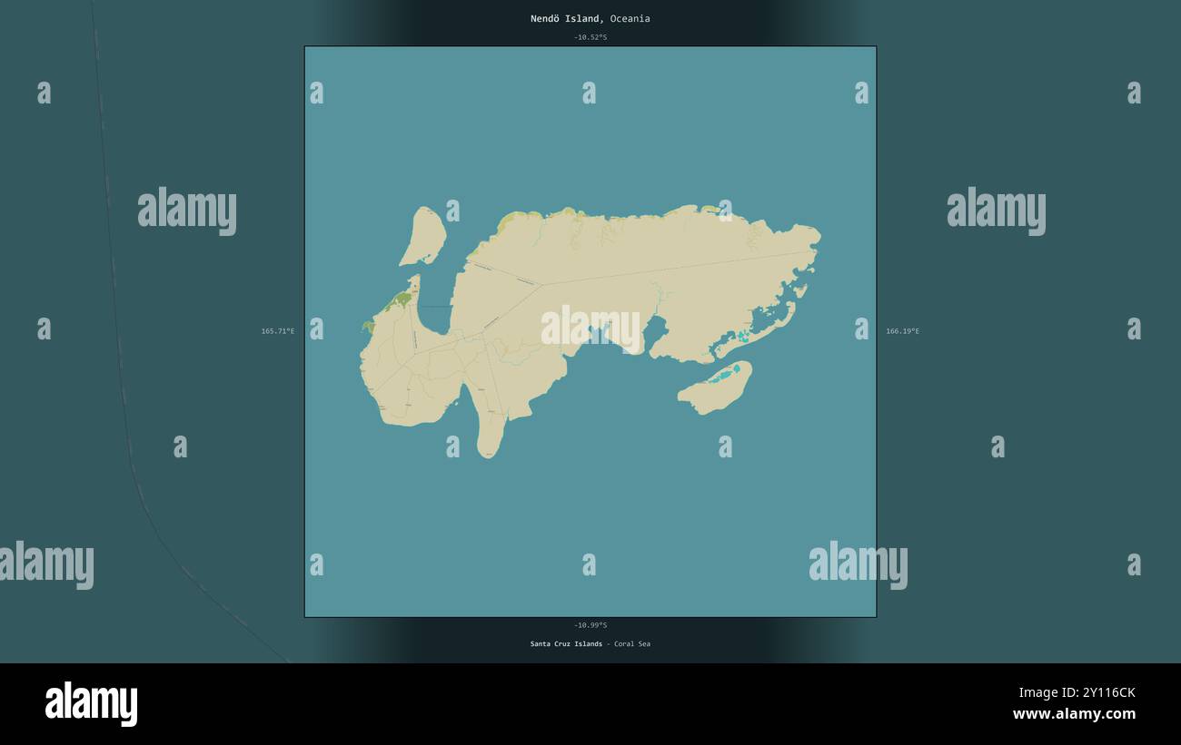 Nendo Island in the Coral Sea, belonging to Solomon Islands, described ...