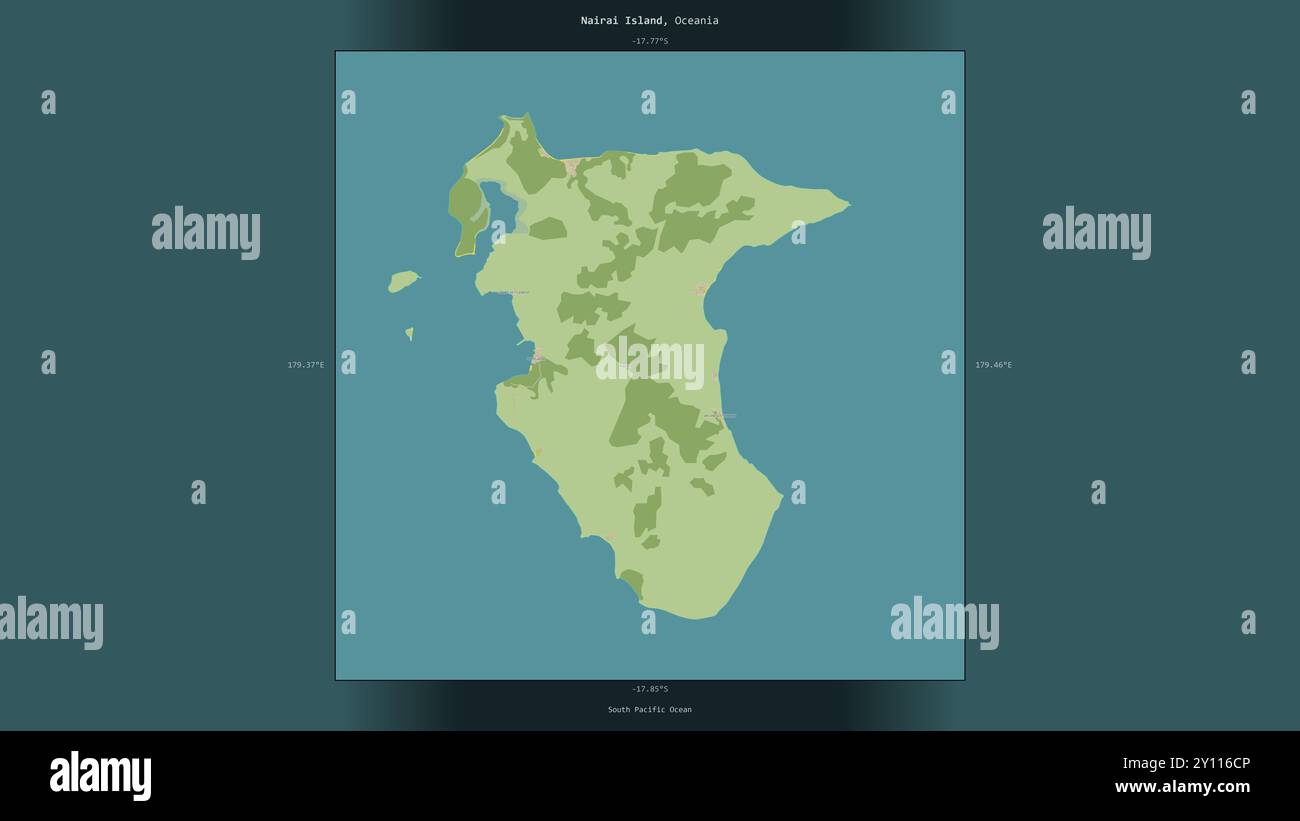 Nairai Island in the South Pacific Ocean, belonging to Fiji, described ...