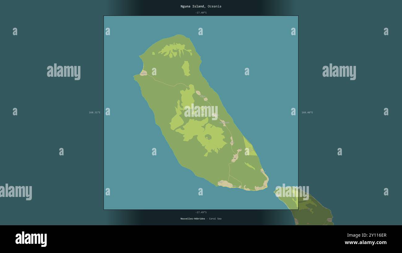 Nguna Island in the Coral Sea, belonging to Vanuatu, described and ...