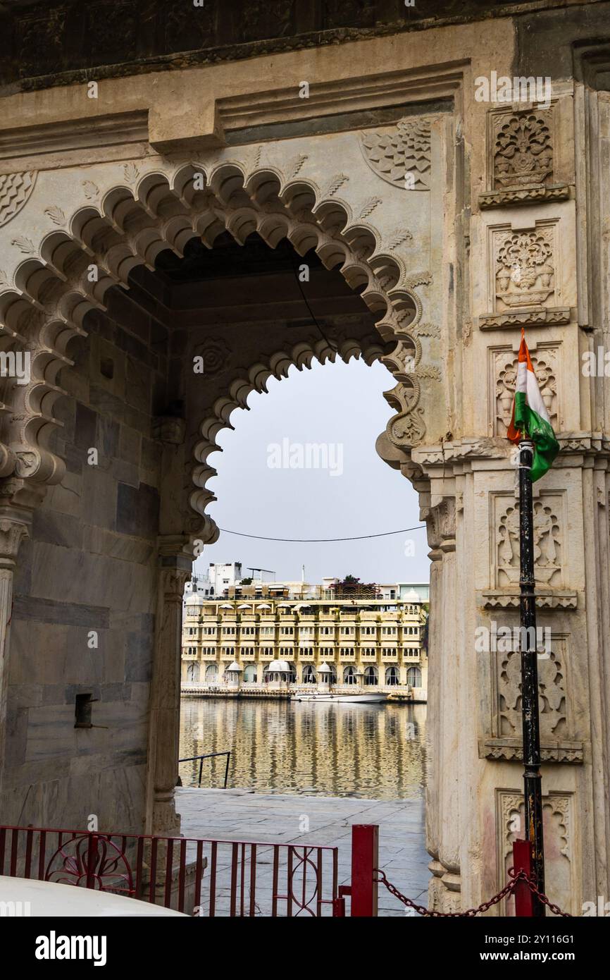 historical artistic entrance gate architecture at morning from ...