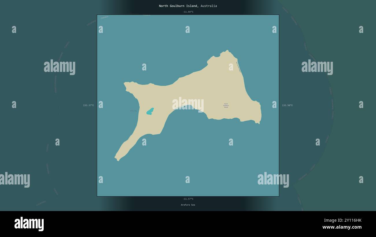 North Goulburn Island in the Arafura Sea, belonging to Australia ...