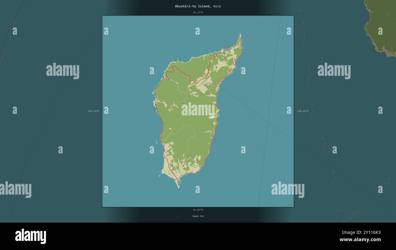 Okushiri-to Island in the Japan Sea, belonging to Japan, described and ...