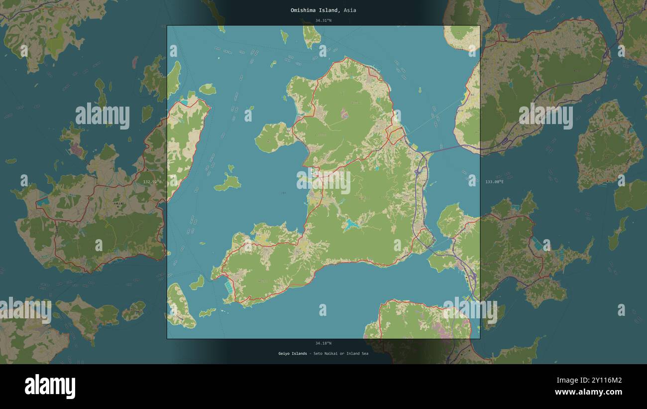 Omishima Island in the Seto Naikai or Inland Sea, belonging to Japan, described and highlighted ...