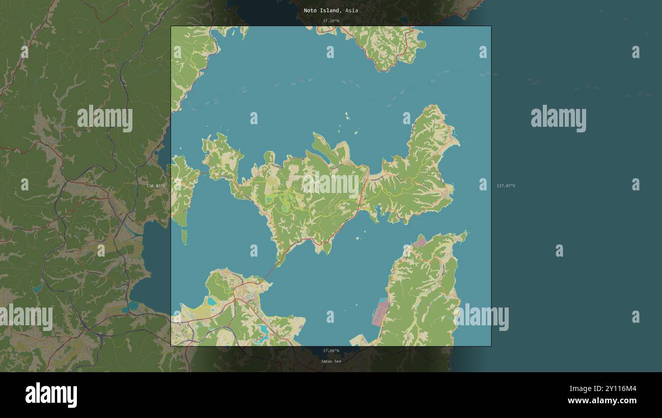 Noto Island in the Japan Sea, belonging to Japan, described and ...