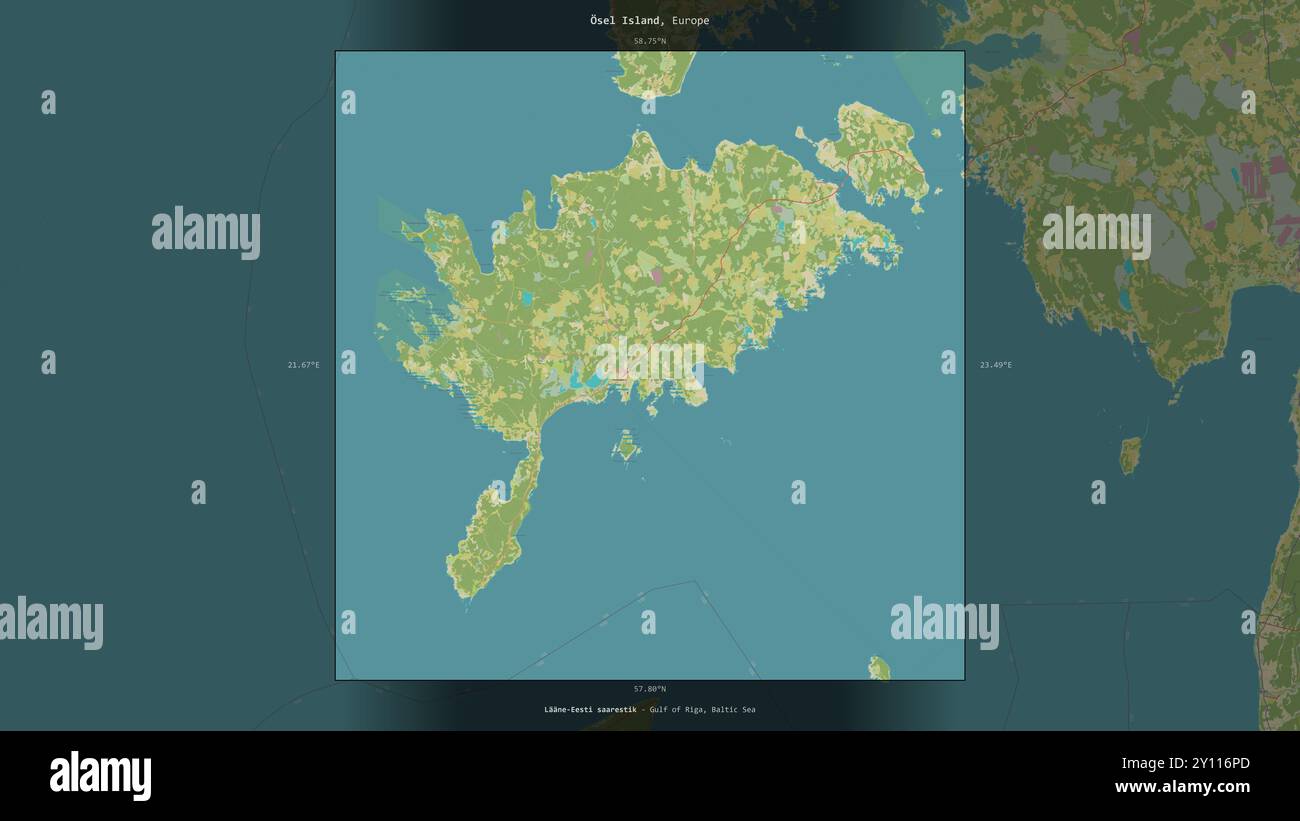 Osel Island in the Baltic Sea, belonging to Estonia, described and ...