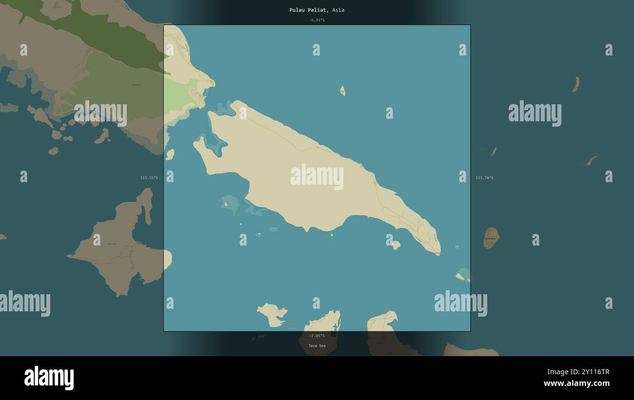 Pulau Paliat in the Java Sea, belonging to Indonesia, described and ...