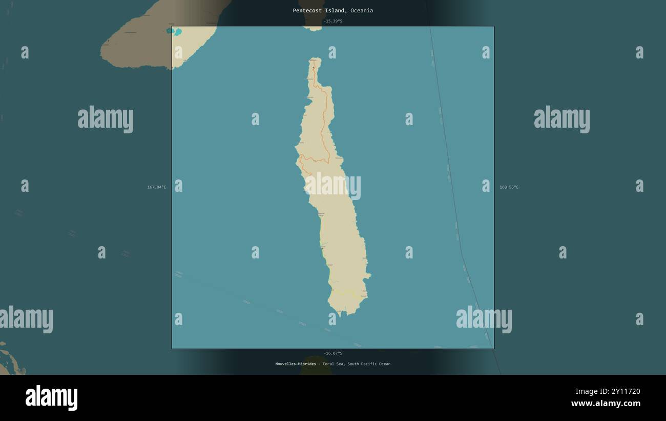 Pentecost Island in the Coral Sea, belonging to Vanuatu, described and ...