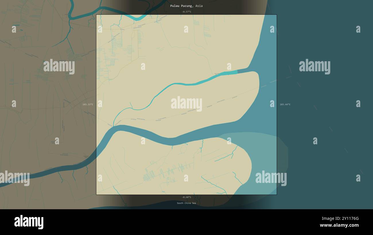 Pulau Pucung in the South China Sea, belonging to Indonesia, described ...