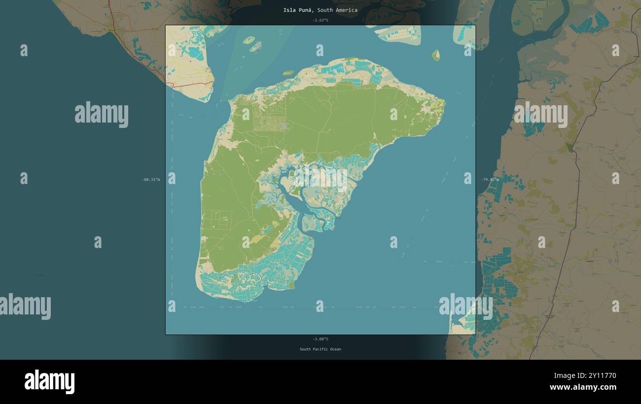 Isla Puna in the South Pacific Ocean, belonging to Ecuador, described ...