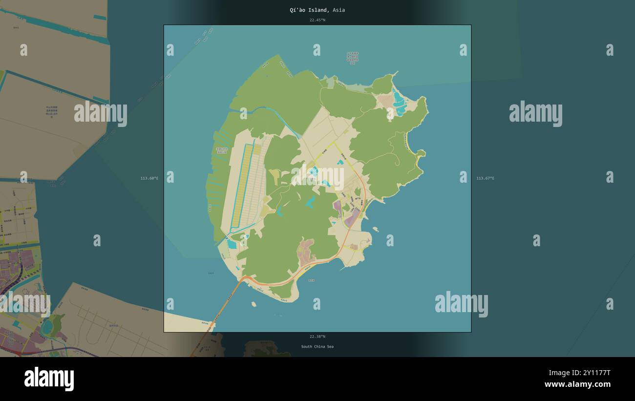 Qi'ao Island in the South China Sea, belonging to China, described and ...