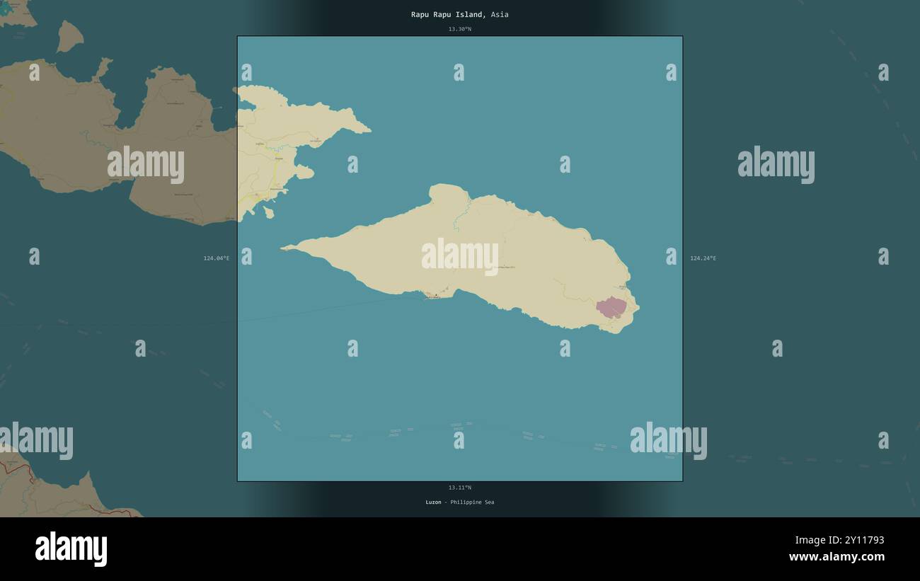 Rapu Rapu Island in the Philippine Sea, belonging to Philippines ...