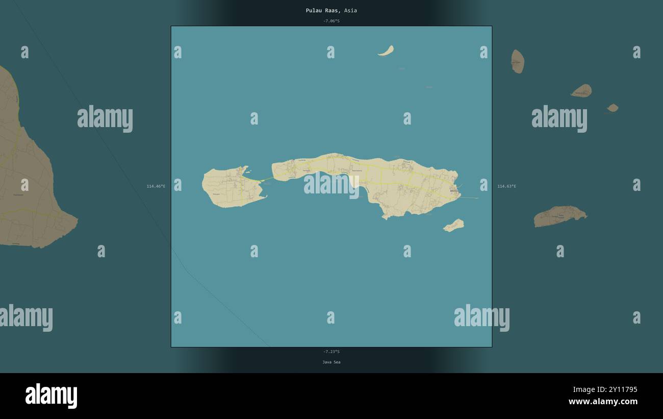 Pulau Raas in the Java Sea, belonging to Indonesia, described and ...