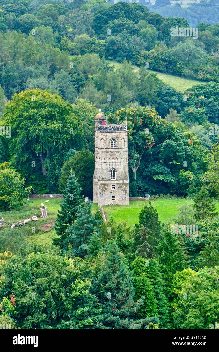 Culloden Tower, seen from Richmond Castle, Richmond, North Yorkshire ...