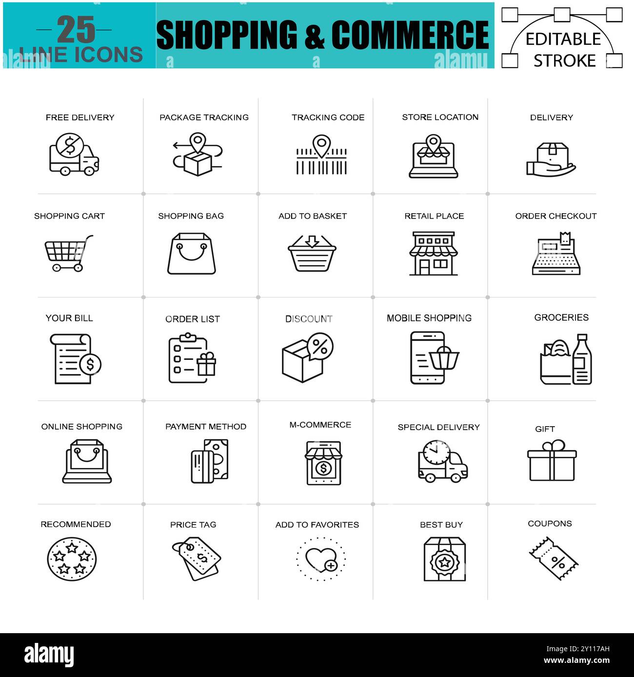 Symbol of commerce Stock Vector Images - Alamy