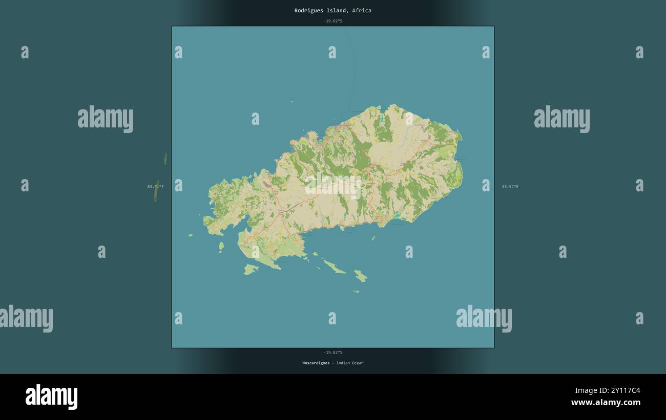 Rodrigues Island in the Indian Ocean, belonging to Mauritius, described ...