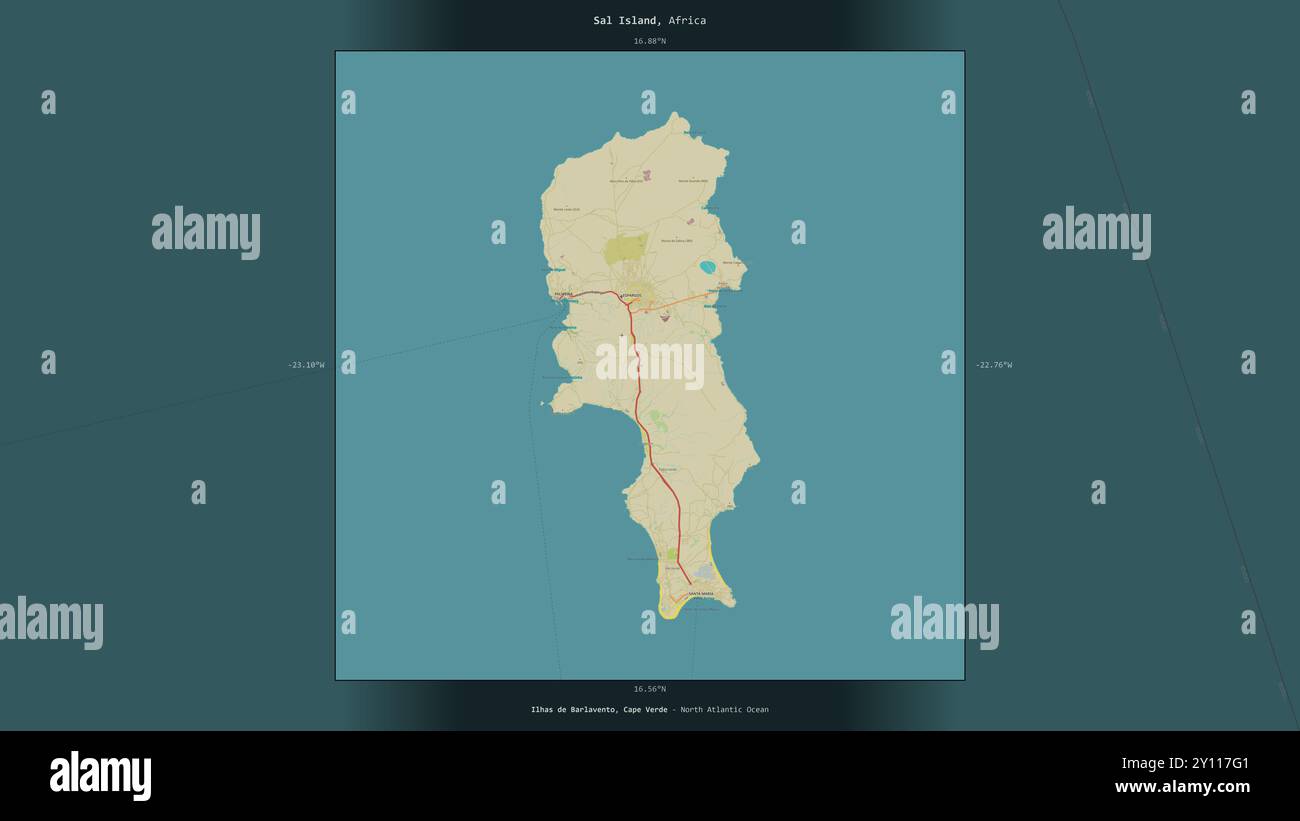 Sal Island in the North Atlantic Ocean, belonging to Cape Verde ...
