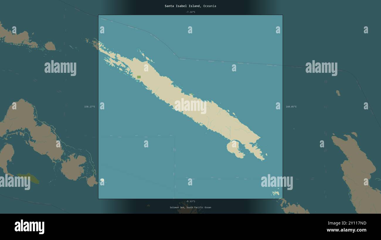 Santa Isabel Island in the Solomon Sea, belonging to Solomon Islands ...